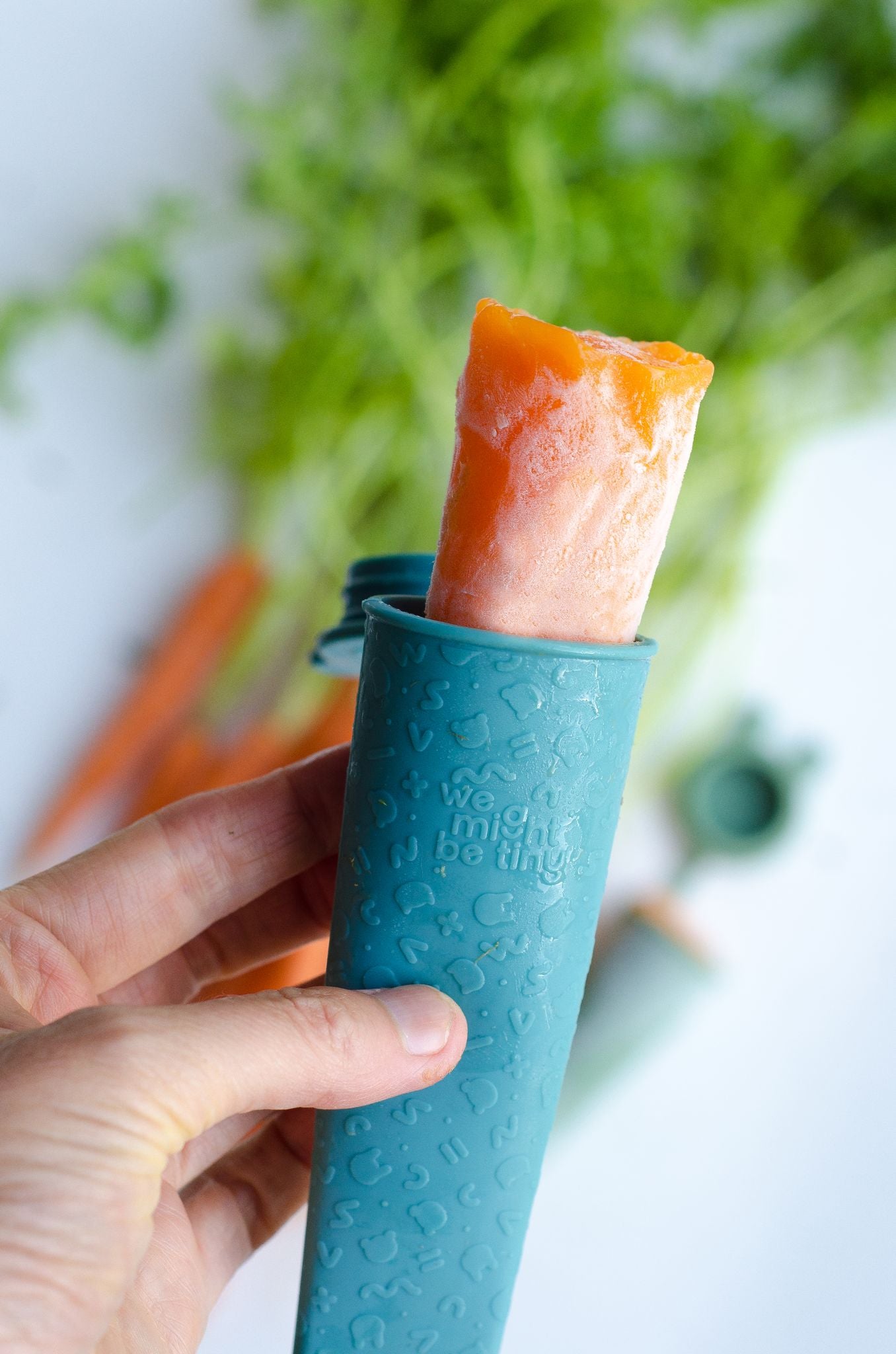 Hidden Vegetable Popsicles | 🥕 Carrot, Orange, Mango
