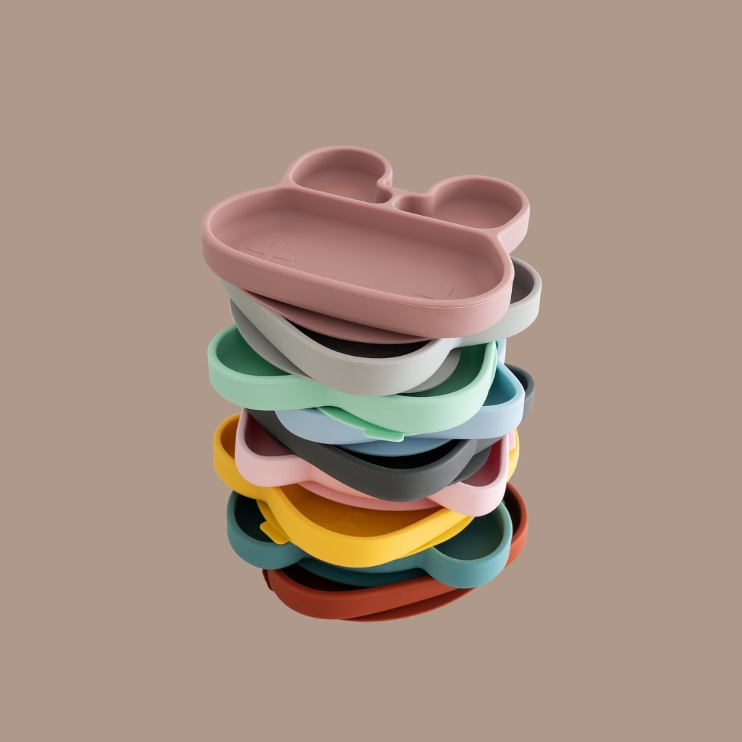 Stickie Plates | Sticky Plates, Silicone Snack Containers for Babies & Kids