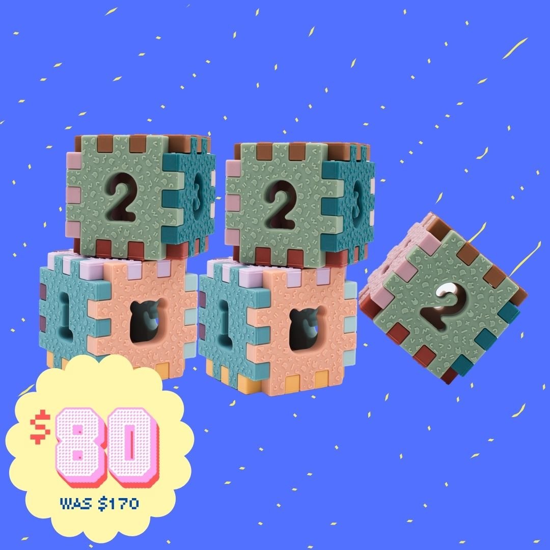 Sensory Jigsaw Cube | Cubie - Bundle of 5