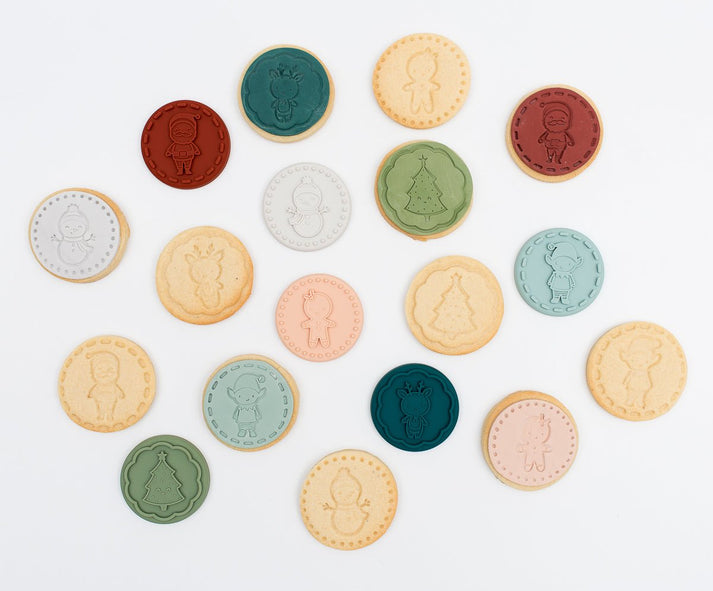 Christmas 🎄 Silicone Cookie Stamps - The Stampies
