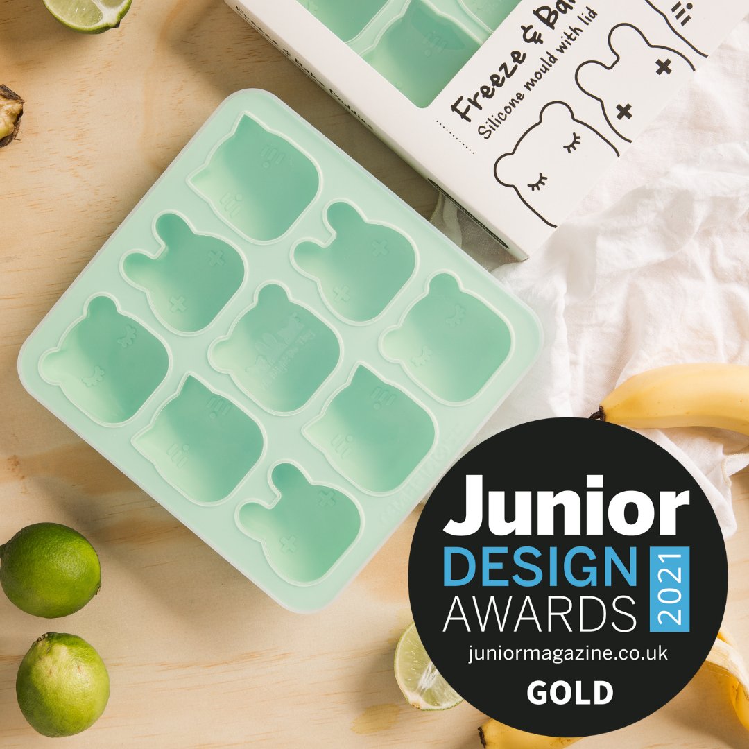 Silicone Baby Food Tray with lid | Freeze or Bake